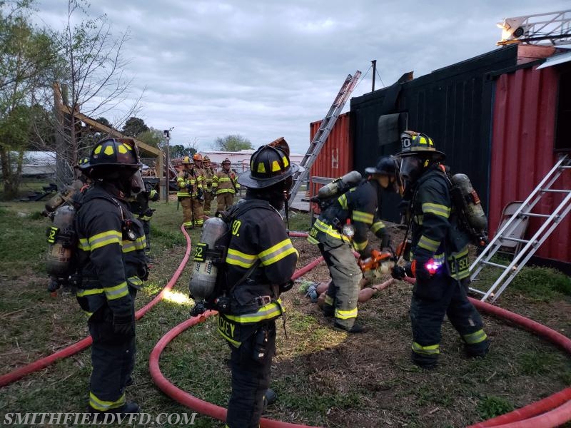 TRAINING DRILL NIGHT - Smithfield Volunteer Fire Department
