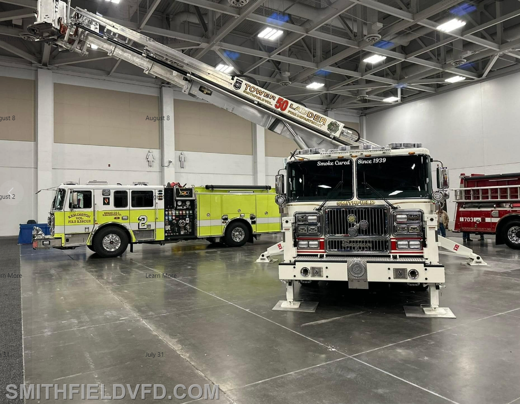 OUR NEW TRUCK 50 HAS ARRIVED!! - Smithfield Volunteer Fire Department