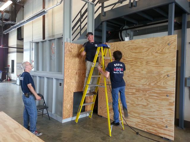 Rappelling Wall Training Prop - Smithfield Volunteer Fire Department